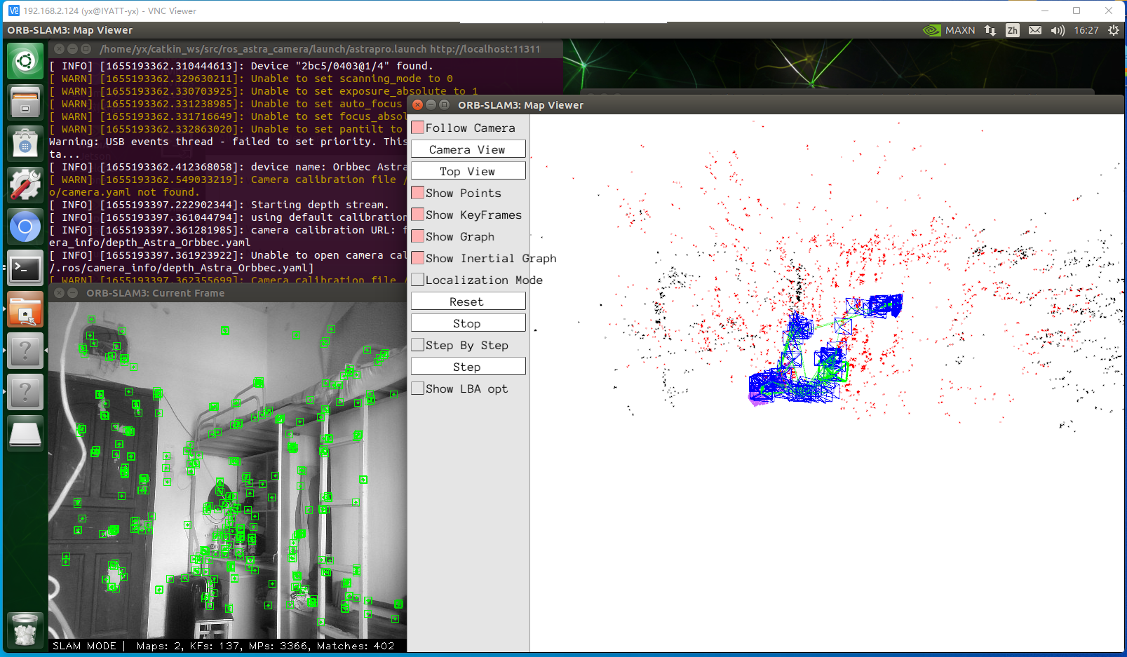 Jetson Nano + ROS + 乐视体感相机视觉 SLAM – IYATT-yx 的博客